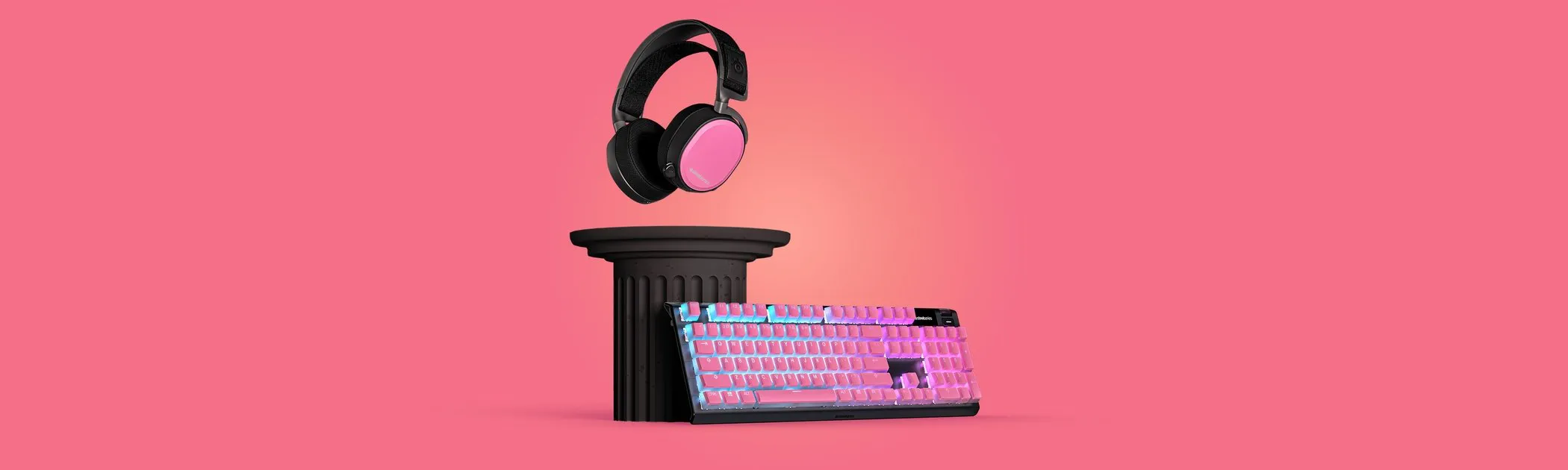 Style Your Setup with pink PrismCaps and Speaker Plates | SteelSeries