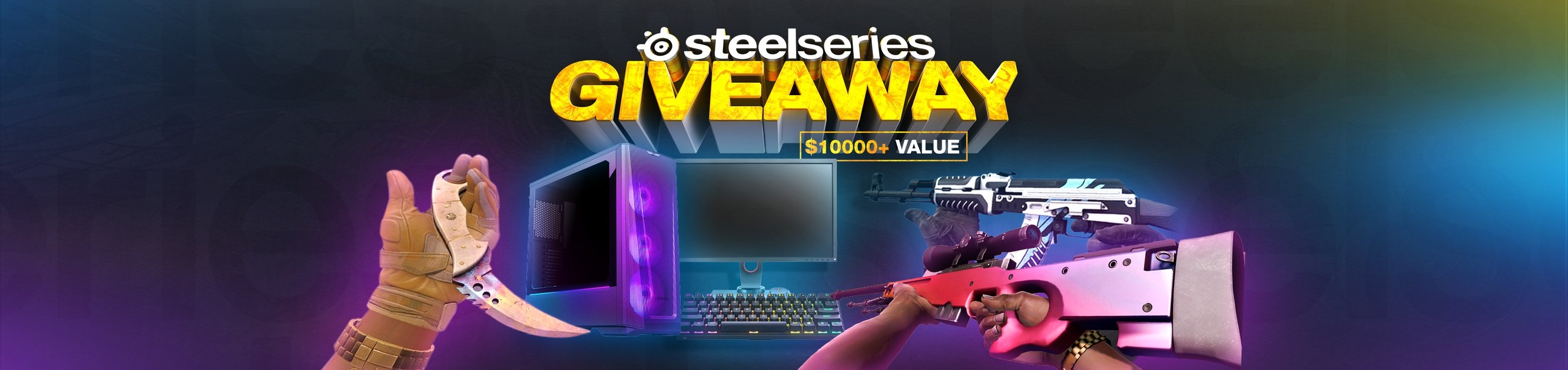 Win a CS2 Pro Battlestation Worth $10,000 | SteelSeries