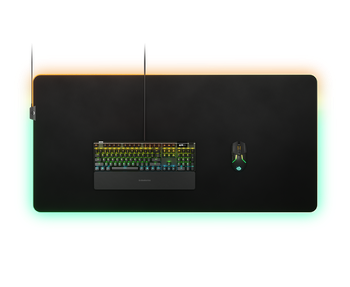 QcK RGB Mouse Pads, 3XL, 4XL, 5XL Gaming Mouse Pads | SteelSeries