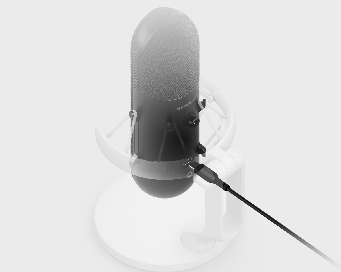 Alias USB C Condenser Gaming Microphone SteelSeries
