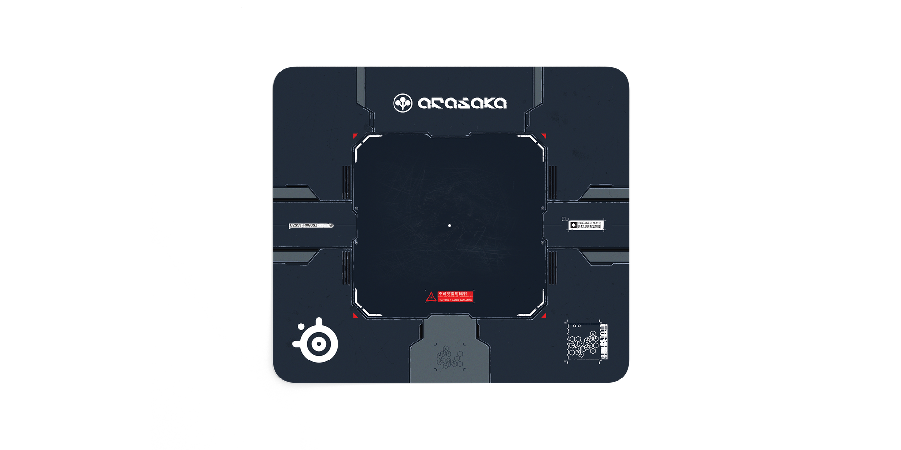 QcK Large Cyberpunk Araska Gaming Mousepad | SteelSeries